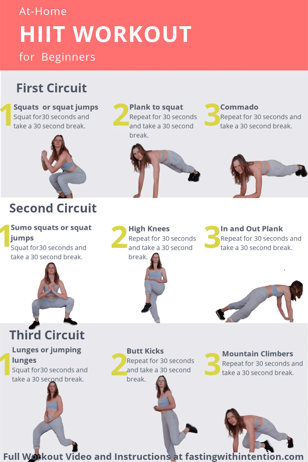 At-Home HIIT Workout for Beginners - Empowered Beyond Weight Loss