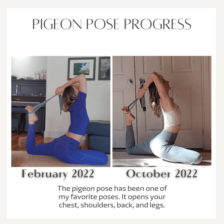 1-Year Yoga Transformation: Before and After Pictures