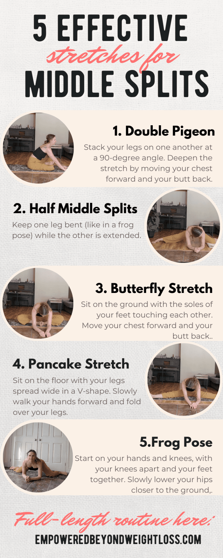 5 Efficient Stretches for Middle Splits (With Proven Tips)