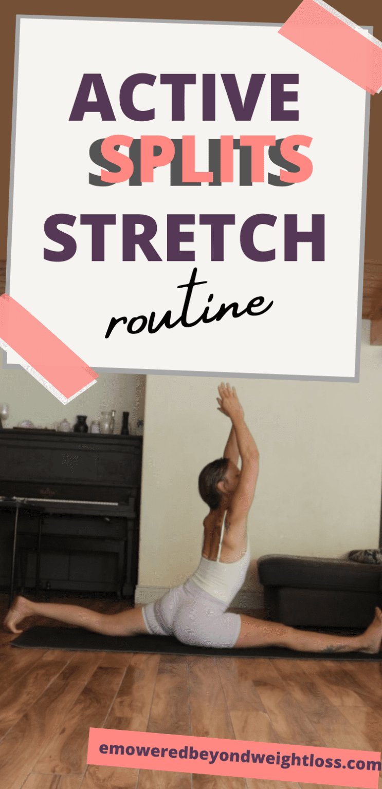 Active Splits Stretching: Refine Your Front Splits