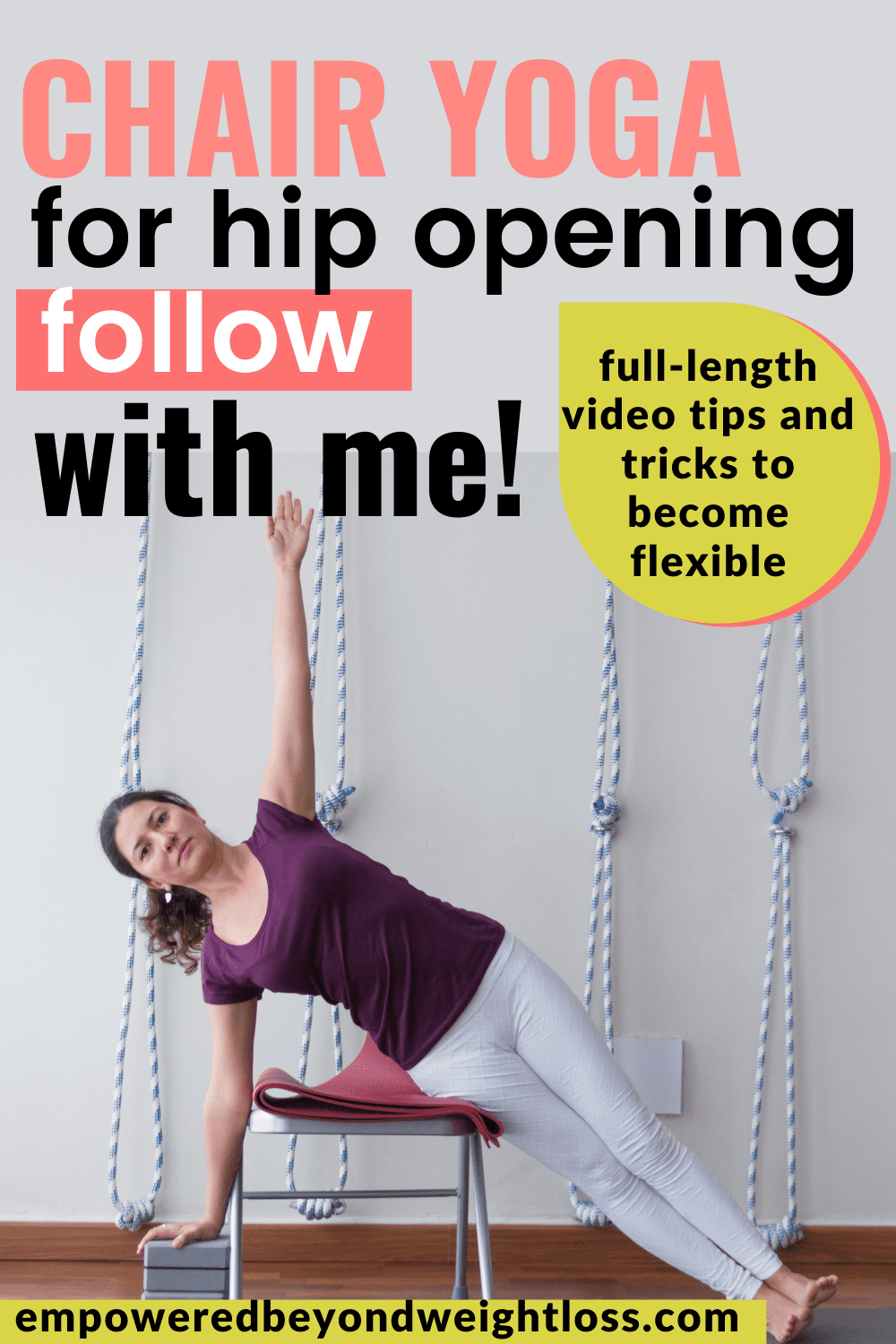 Invigorating Chair Yoga for Hips: 5-Minute Hip Opening Routine